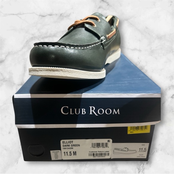 Club Room | Shoes | Club Room Mens Boat Shoes Size 15 Dark Green Casual ...